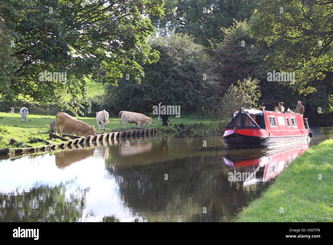 Lancaster Canal Bolton Le Sands Lancashire, UK. 2nd October 2016 ...