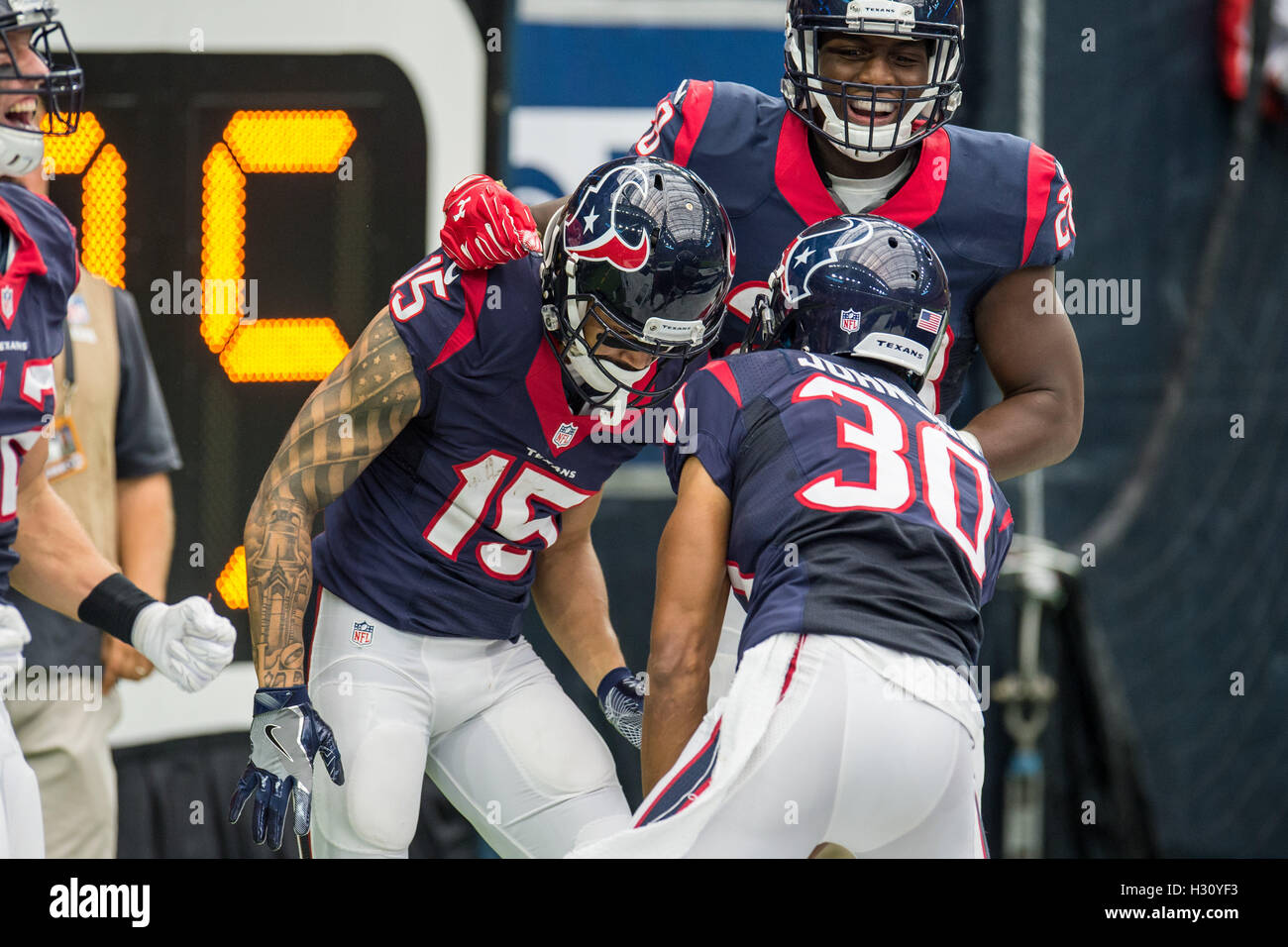 Houston, Texas, USA. 2nd Oct, 2016. Houston Texans wide receiver Will ...