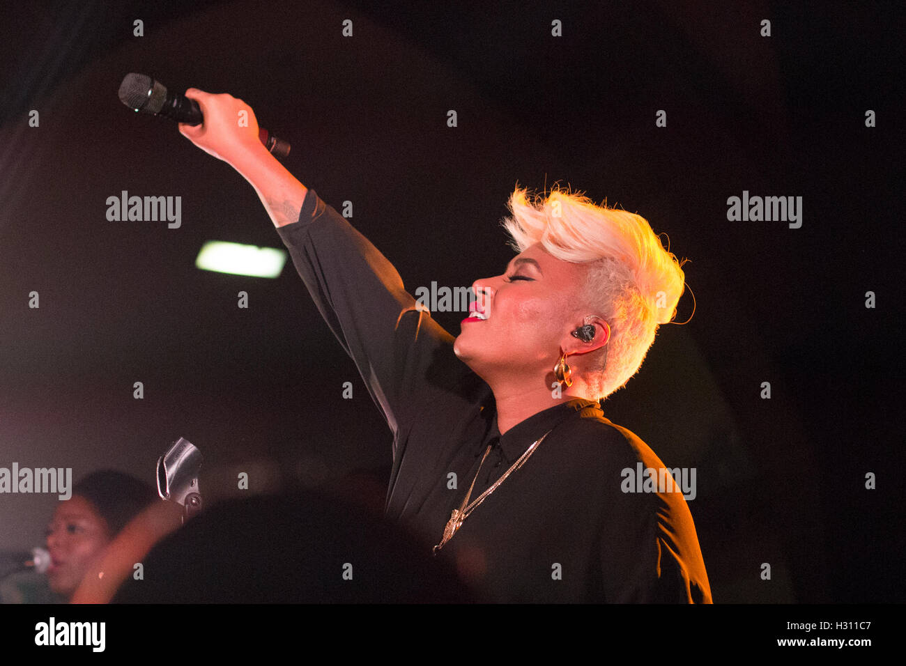 Glasgow Scotland. 2nd October 2016. Emeli Sande, singer songwriter ...