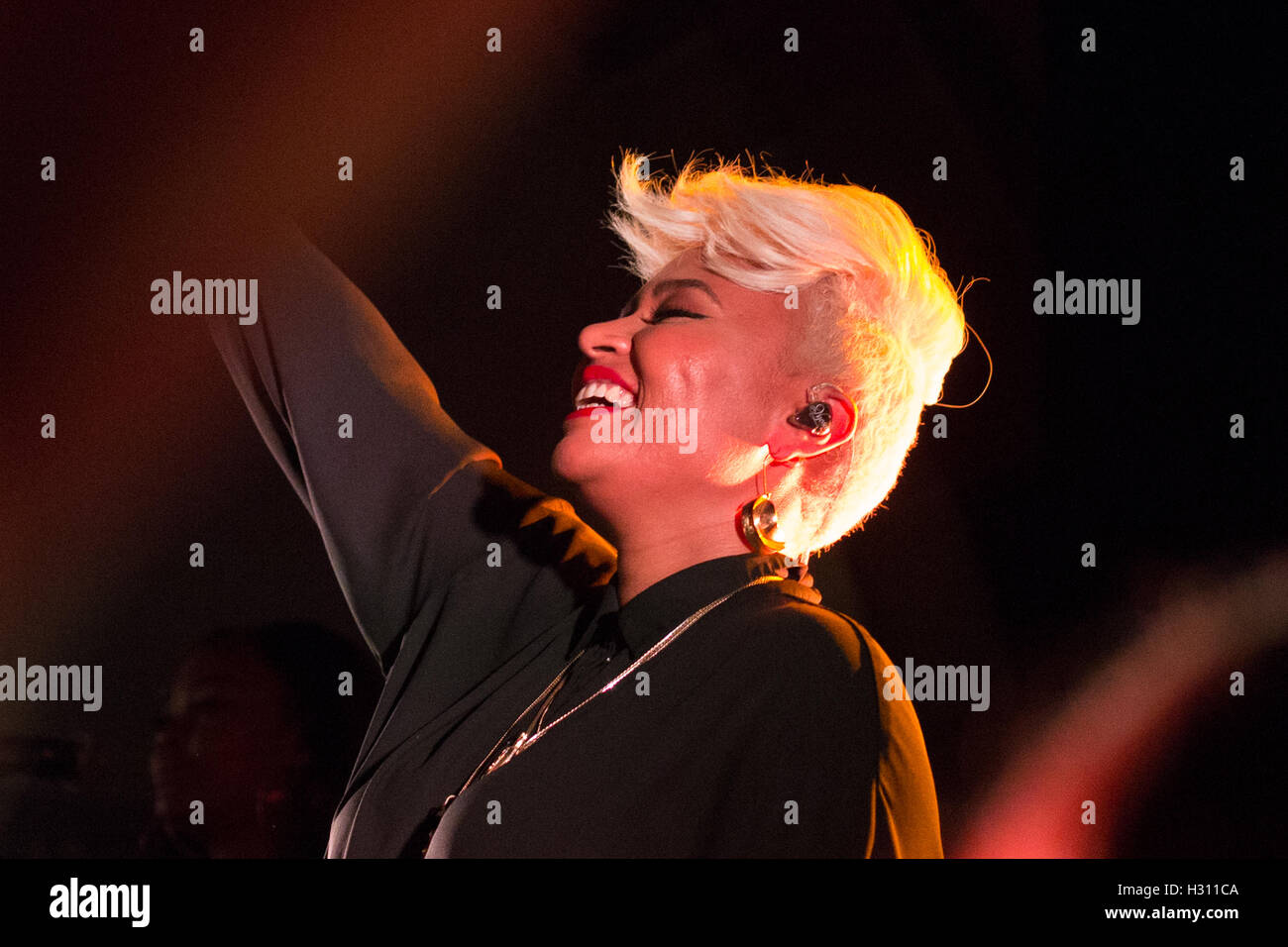 Emeli Sande, singer songwriter, performed at the Oran Mor to promote ...