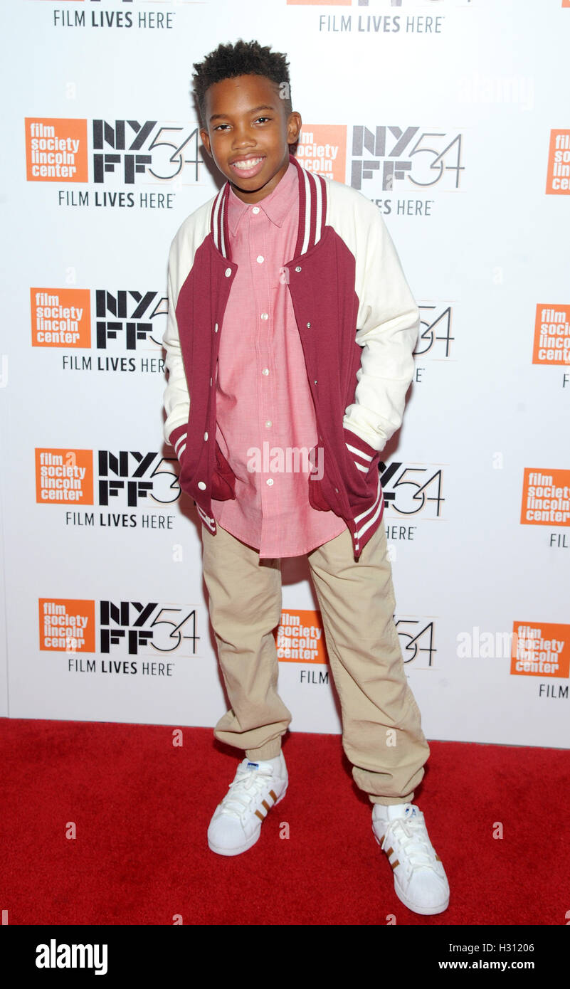New York, NY, USA. 02nd Oct, 2016. Jaden Piner attends the 'Moonlight ...