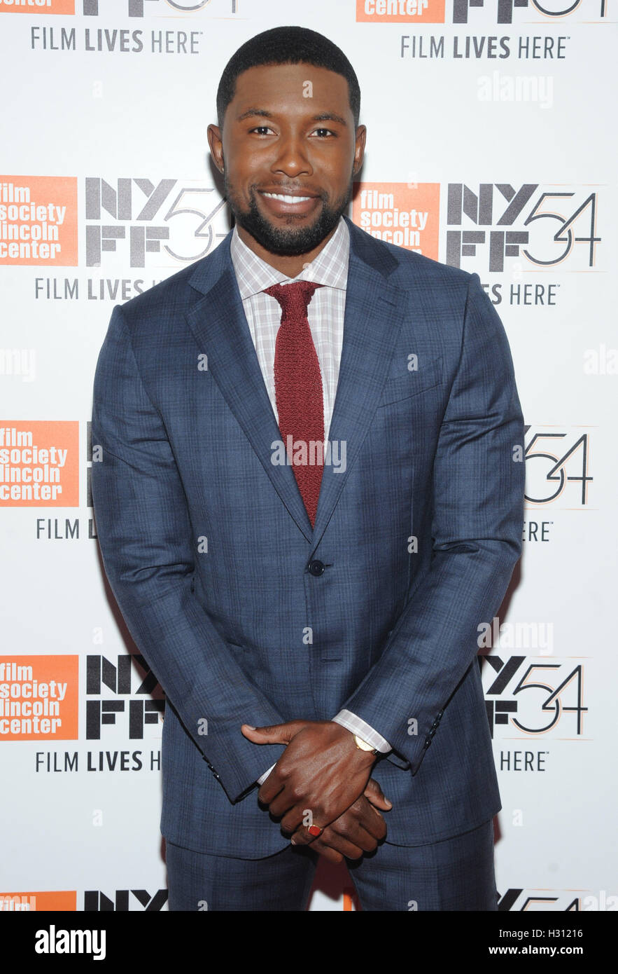 New York, NY, USA. 02nd Oct, 2016. Trevante Rhodes attends the ...