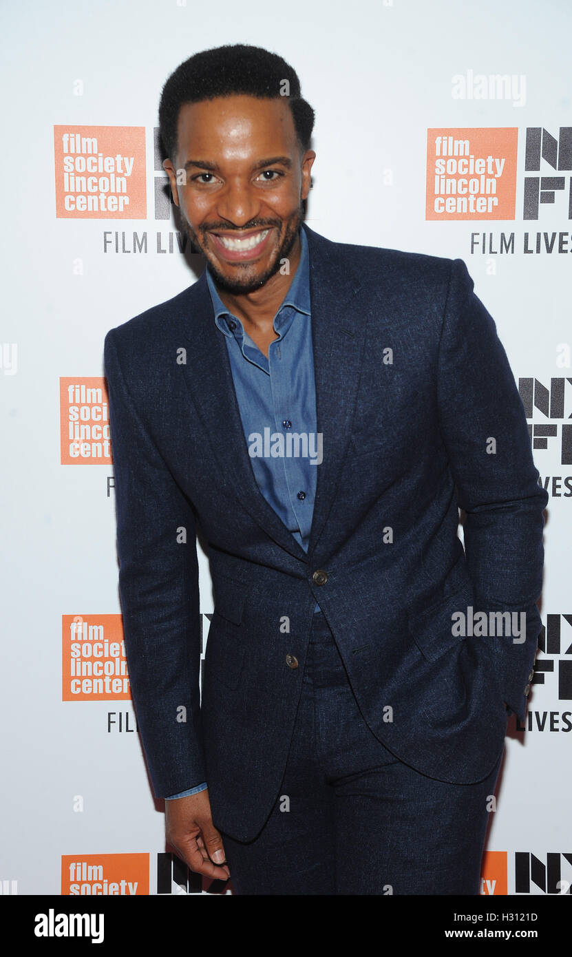 New York, NY, USA. 02nd Oct, 2016. Andre Holland attends the 'Moonlight ...