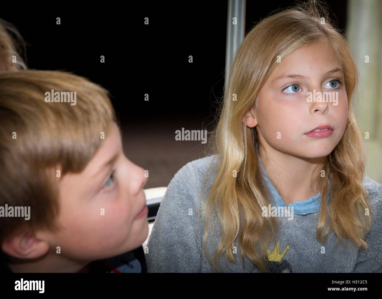 Count Claus and Countess Leonore of The during a reading session from ...