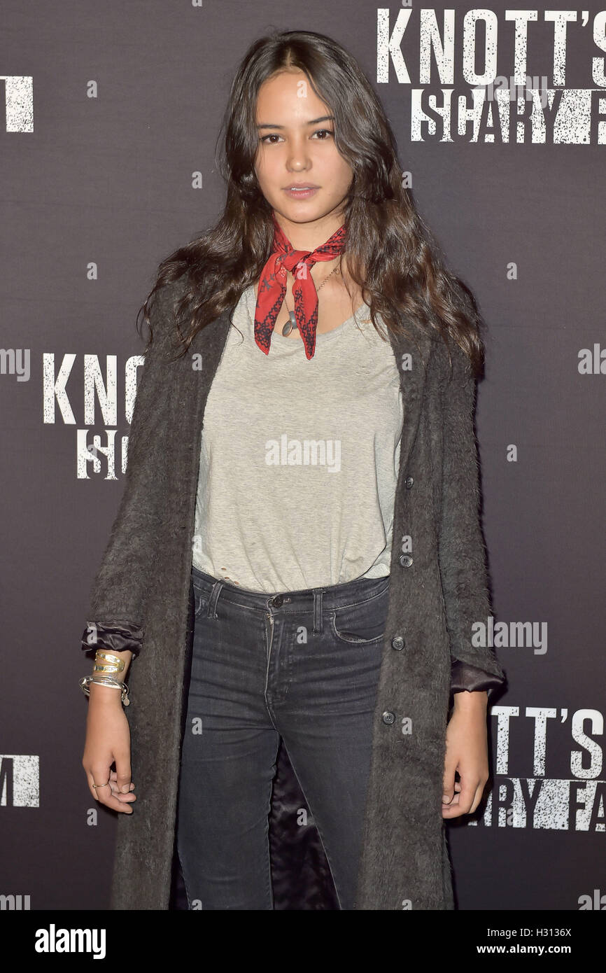 Courtney Eaton at 'Knott's Scary Farm' Black Carpet Event at the Knott ...