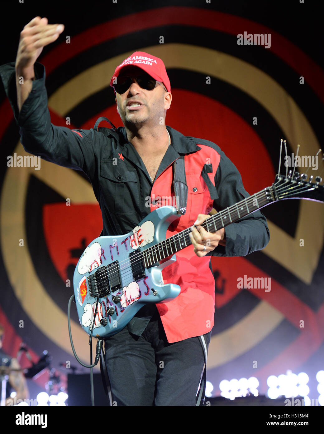 WEST PALM BEACH, FL - OCTOBER 02: Prophets of Rage in concert at The ...