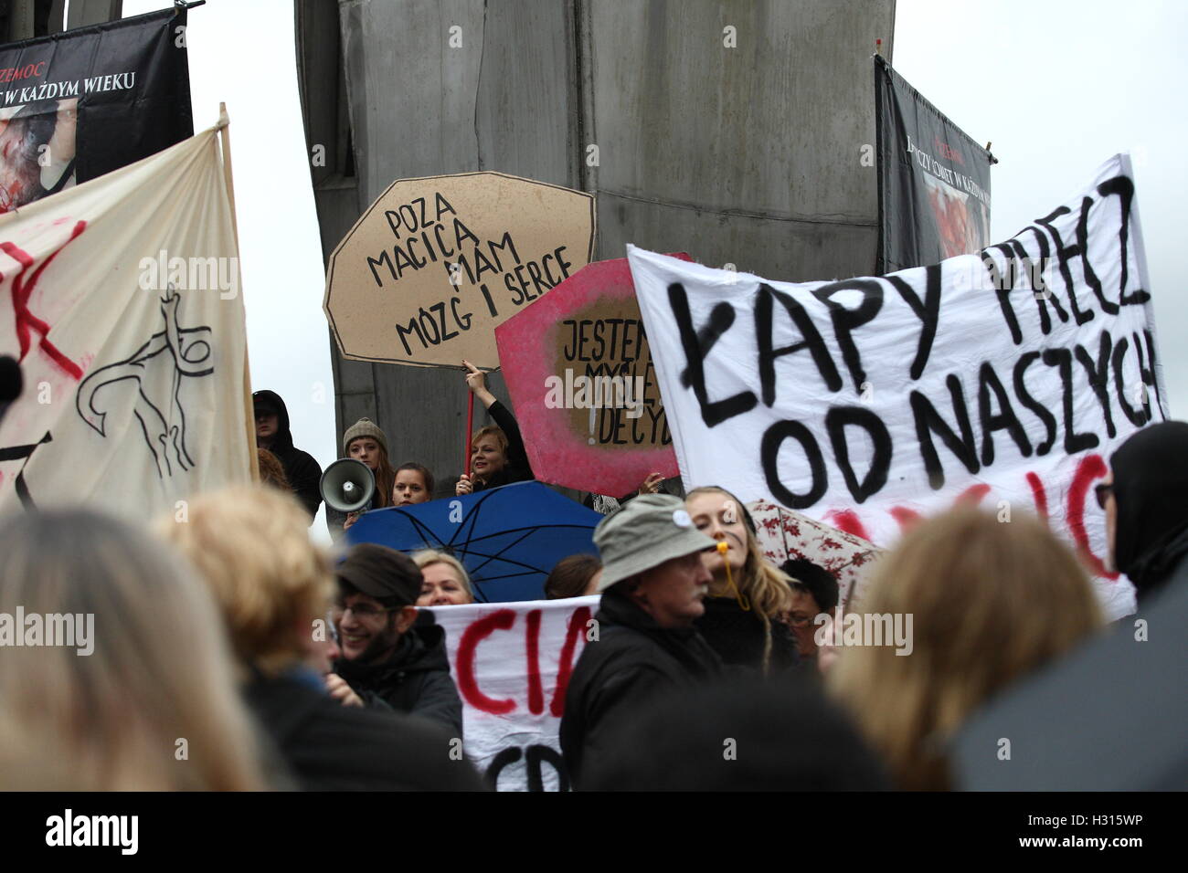 Gdansk, Poland 3rd, Oct. 2016 Few thousands people took part in the so ...