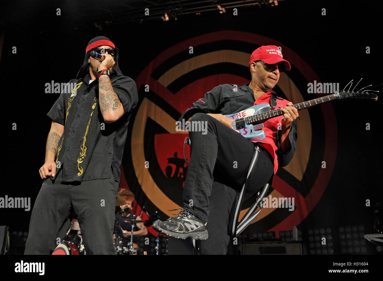 WEST PALM BEACH, FL - OCTOBER 02: Prophets of Rage in concert at The ...