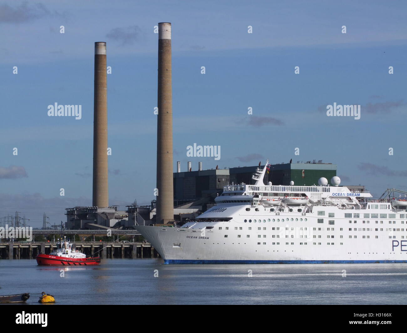 Tilbury dock, London, England. 3rd October 2016. 'Ocean Dream' cruise ...