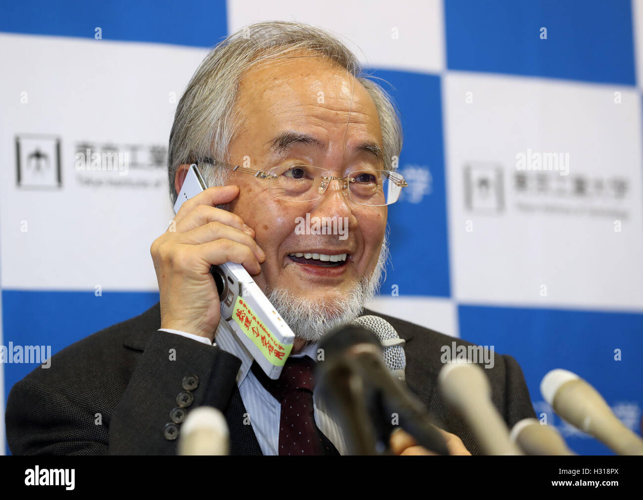 Tokyo, Japan. 3rd Oct, 2016. Japan's Tokyo Institute of Technology ...