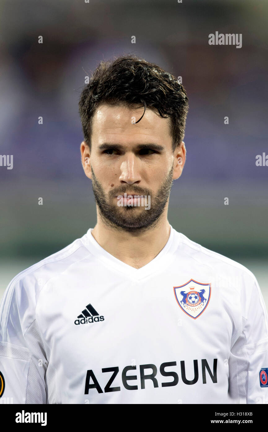 Firenze, Italy. 29th Sep, 2016. Daniel Quintana (Qarabag) Football ...