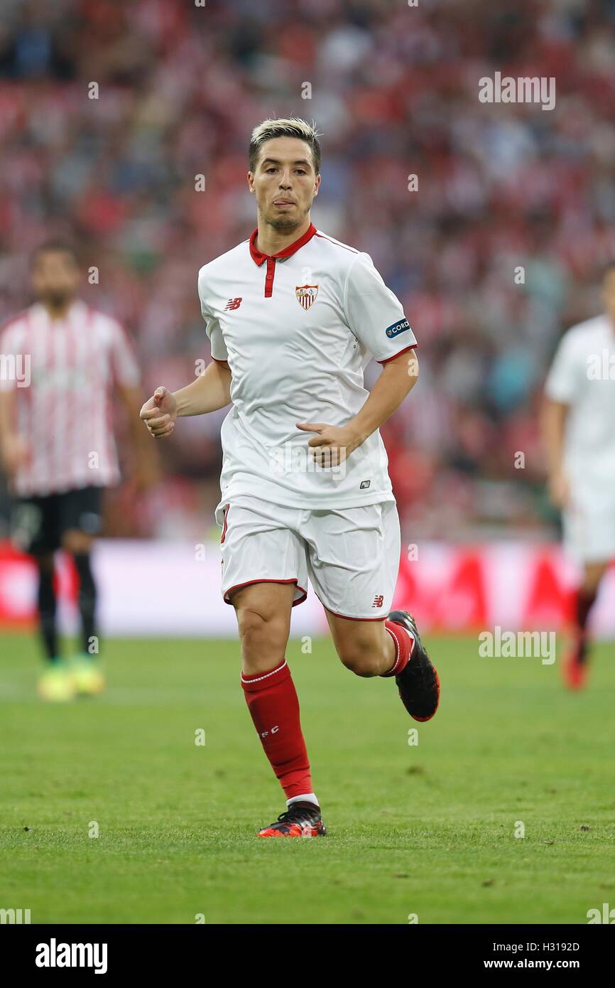 Bilbao, Spain. 24th Sep, 2016. Samir Nasri (Sevilla) Football/Soccer ...