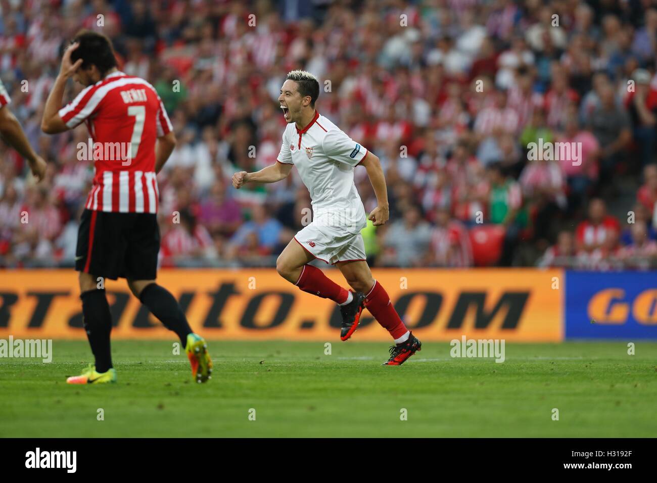 Bilbao, Spain. 24th Sep, 2016. Samir Nasri (Sevilla) Football/Soccer ...