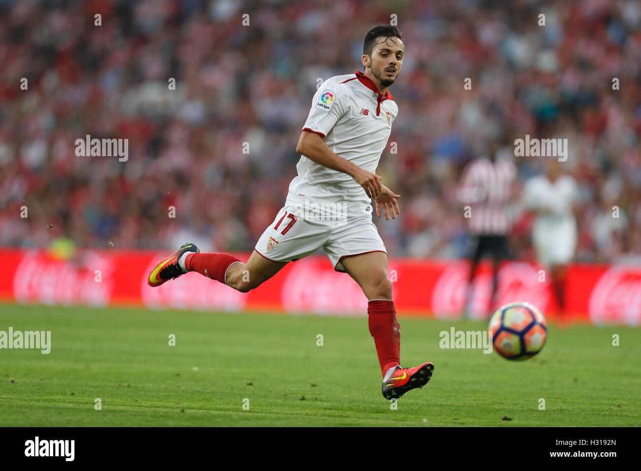 Bilbao, Spain. 24th Sep, 2016. Pablo Sarabia (Sevilla) Football/Soccer ...