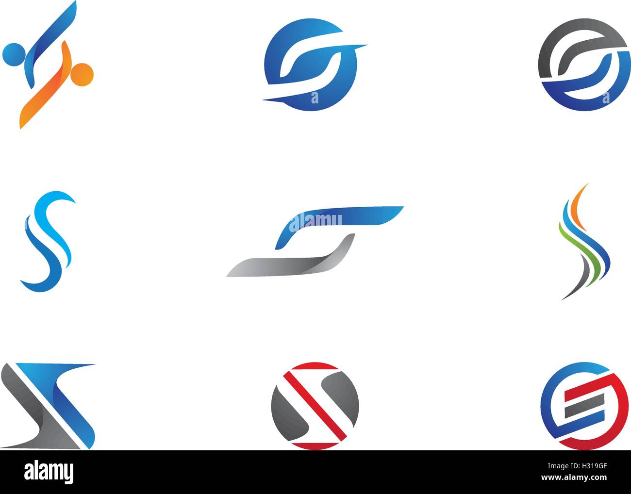 S letter logo Template Stock Vector Image & Art - Alamy