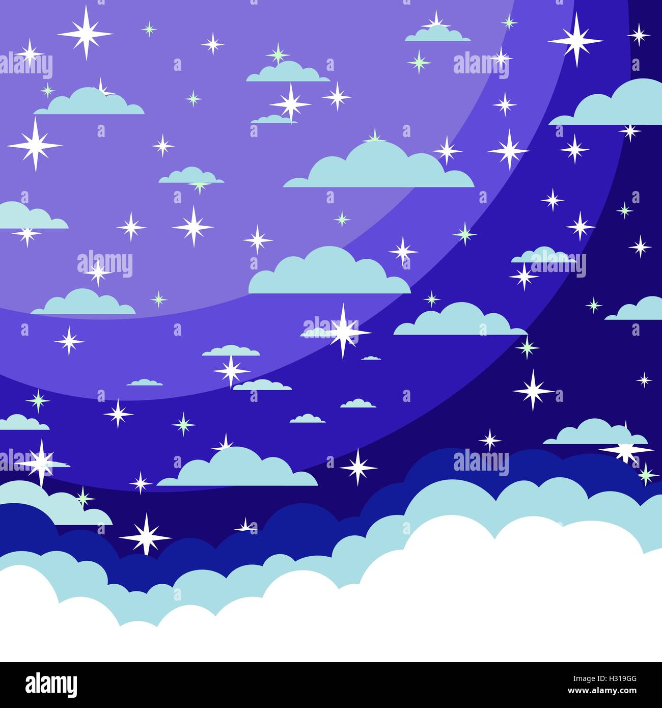 Night background. Vector Stock Vector Image & Art - Alamy