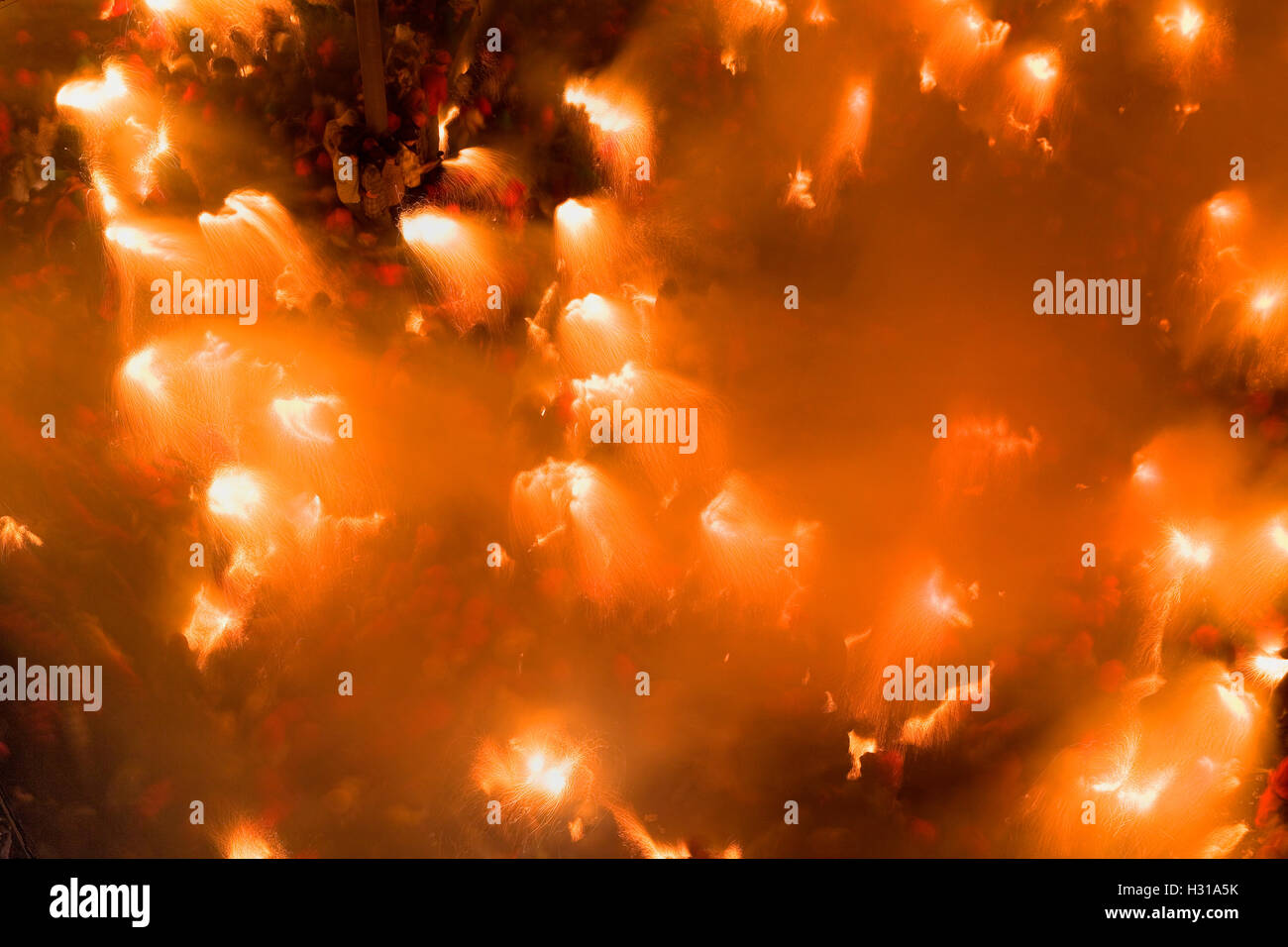 Plens.Plaça de Sant Pere.La Patum (Masterpiece of Oral and Intangible ...