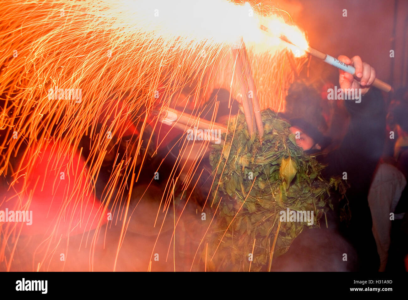 Plens.Plaça de Sant Pere.La Patum (Masterpiece of Oral and Intangible ...