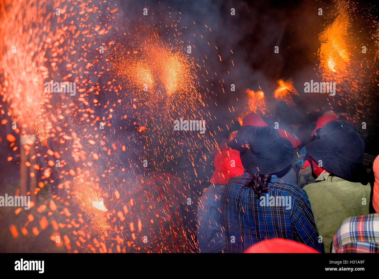 Plens.Plaça de Sant Pere.La Patum (Masterpiece of Oral and Intangible ...