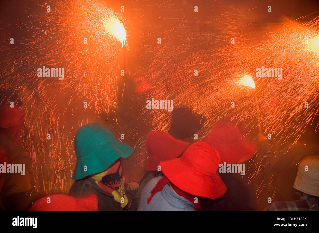 Plens.Plaça de Sant Pere.La Patum (Masterpiece of Oral and Intangible ...