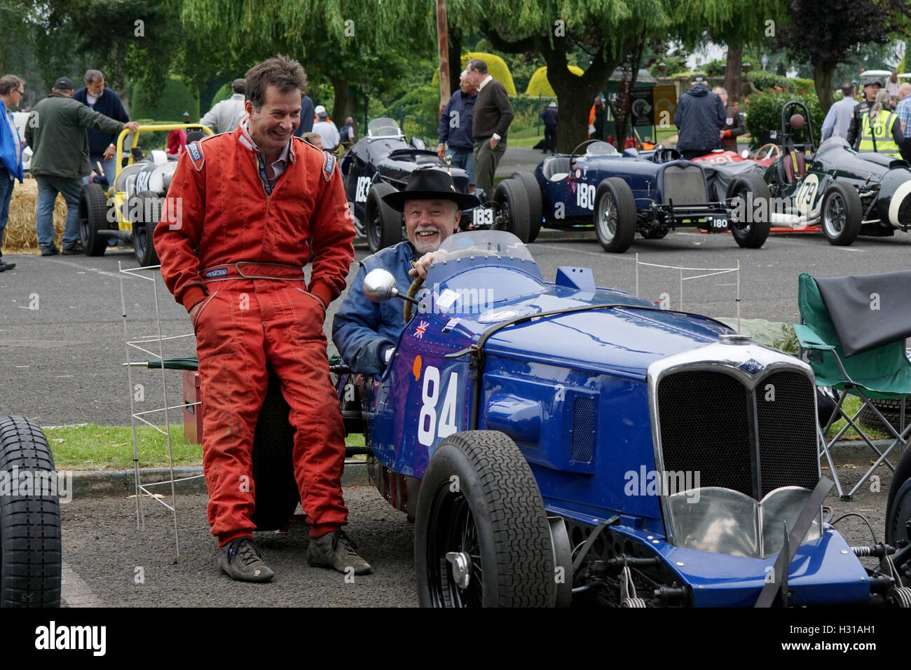 Competitors sharing a bit of friendly fun before competition begins at ...