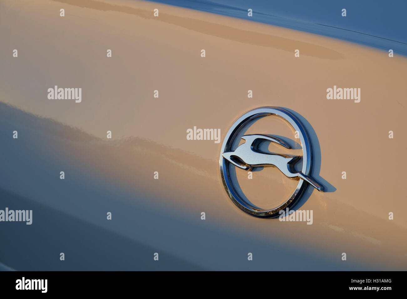 Classic Car, Chevrolet Impala badge Stock Photo - Alamy