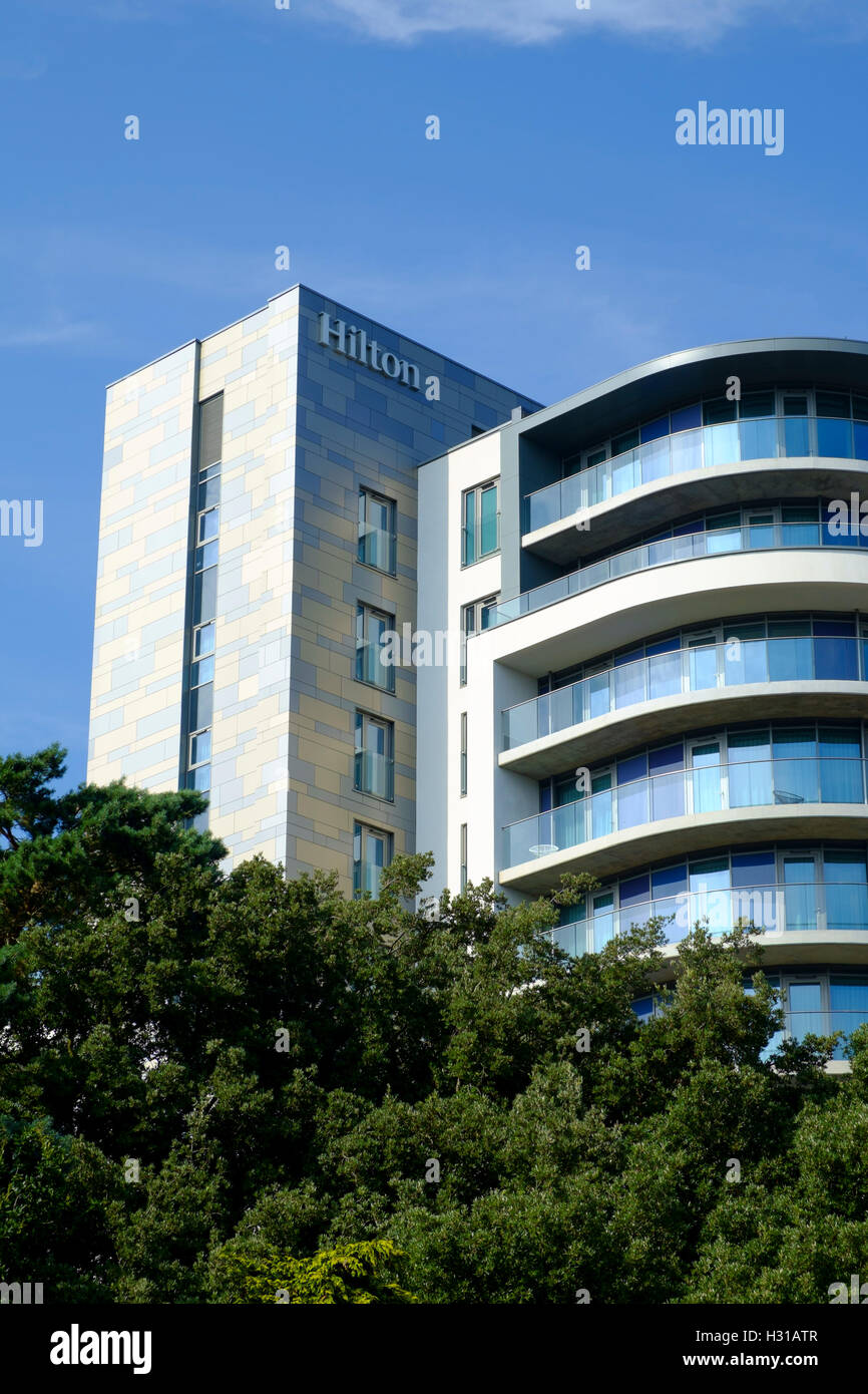 The Hilton Hotel, Bournemouth Stock Photo - Alamy