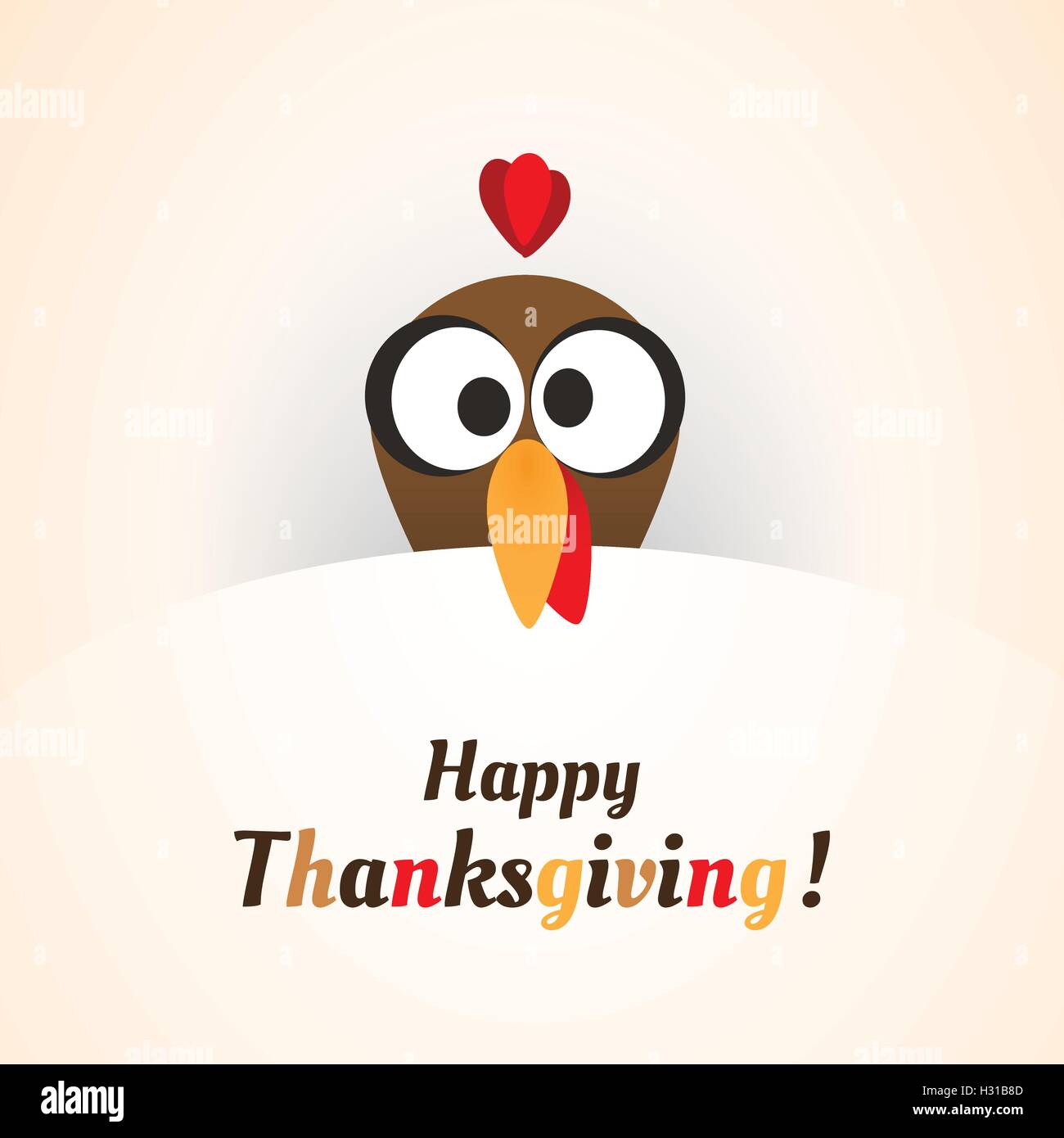 Happy Thanksgiving Card Design Template Stock Vector Image & Art - Alamy