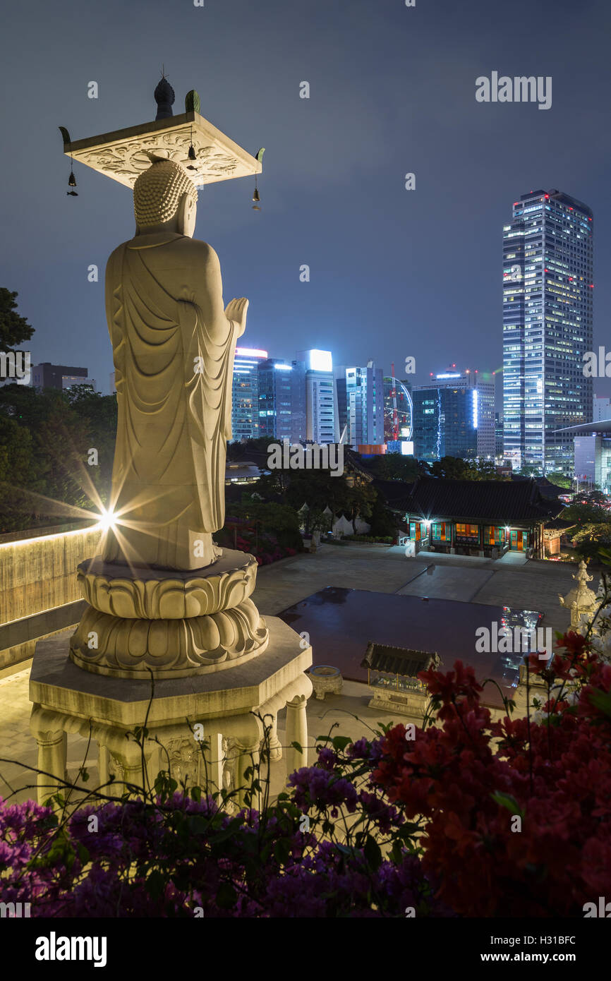 Mireuk Daebul statue (The Great Statue of Maitreya Buddha) at the ...