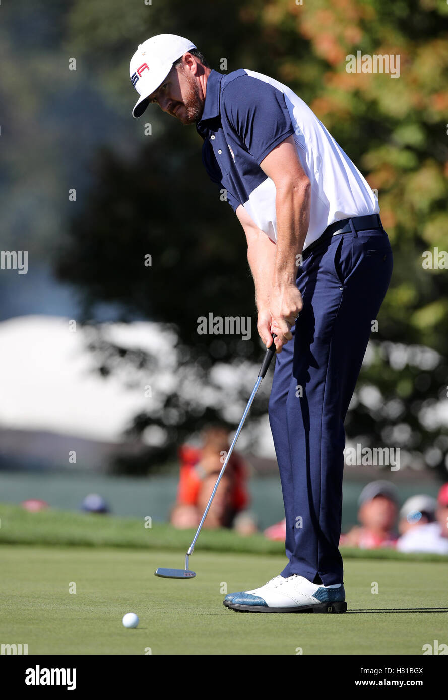 USA's Jimmy Walker during the singles matches on day three of the 41st ...