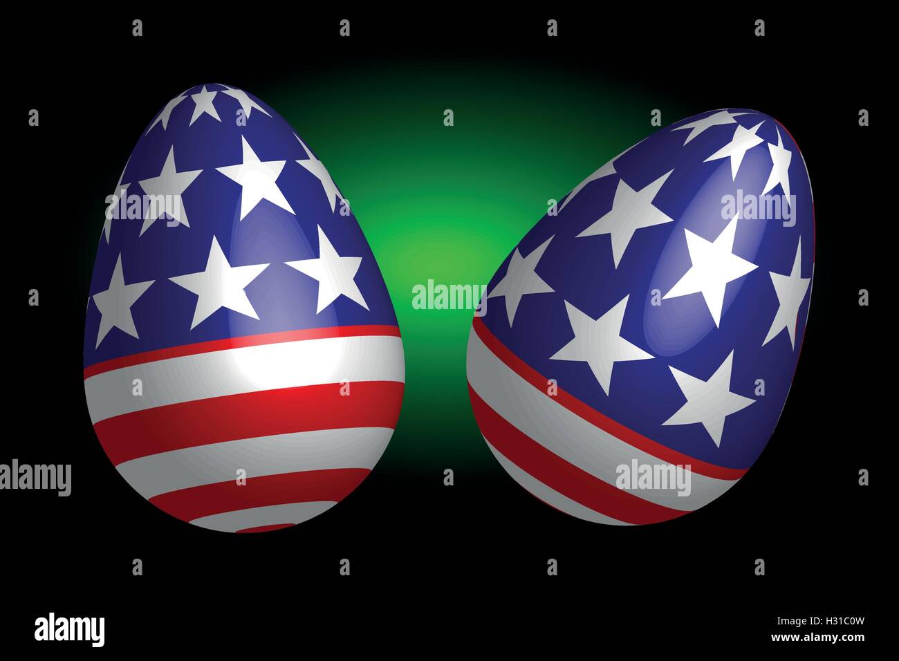 Easter eggs , American Easter eggs Stock Vector Image & Art - Alamy