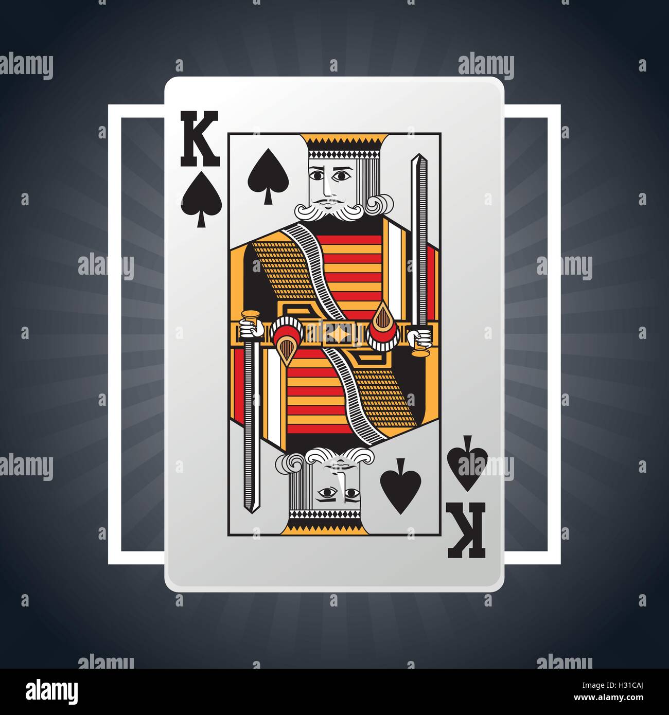 Losing at cards Stock Vector Images - Alamy