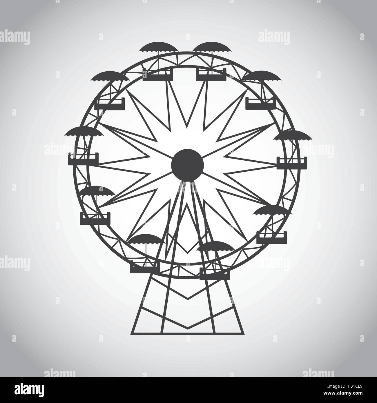 Ferris wheel of carnival design Stock Vector Image & Art - Alamy