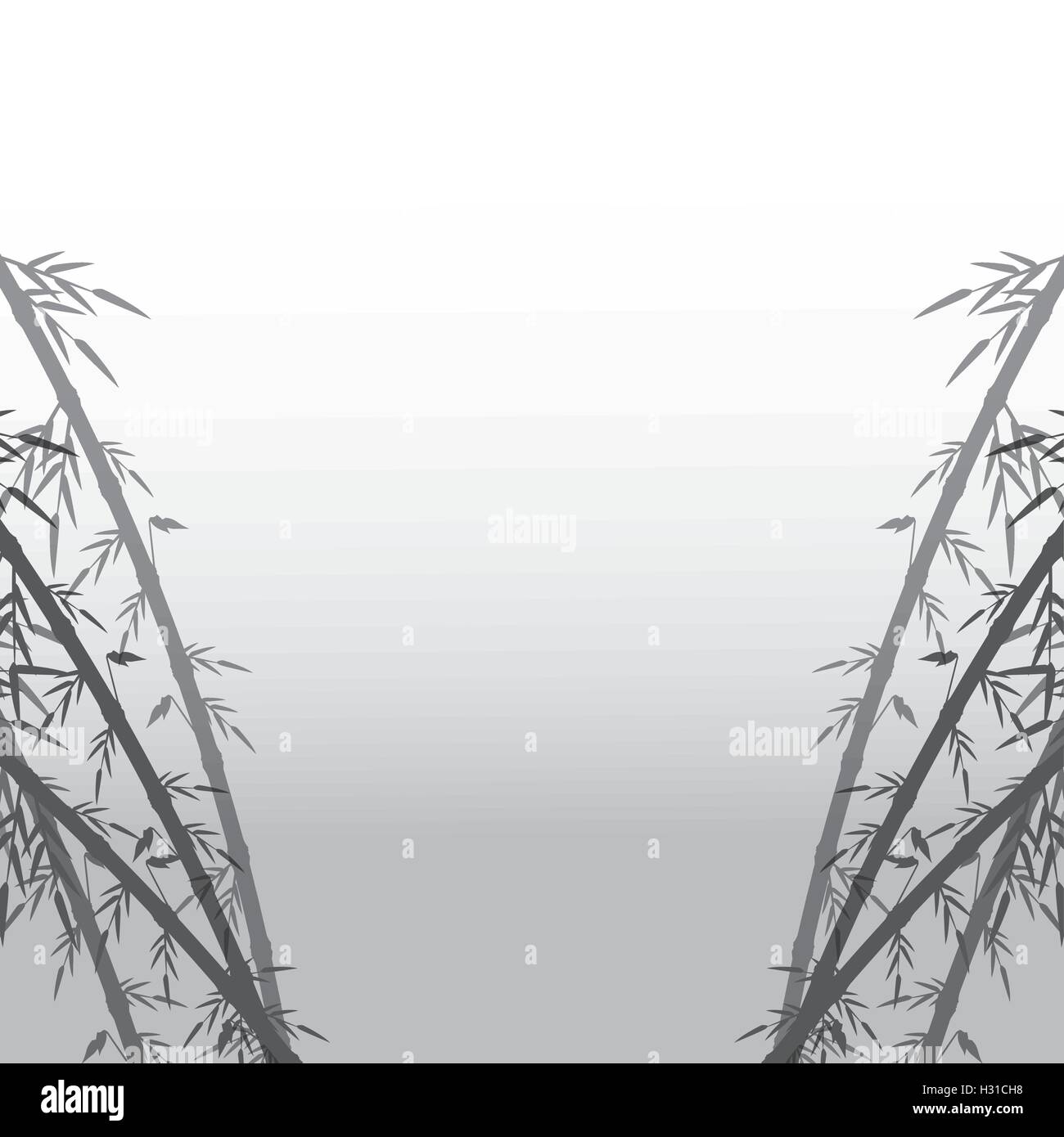 Bamboo trunk with leaves design Stock Vector Image & Art - Alamy