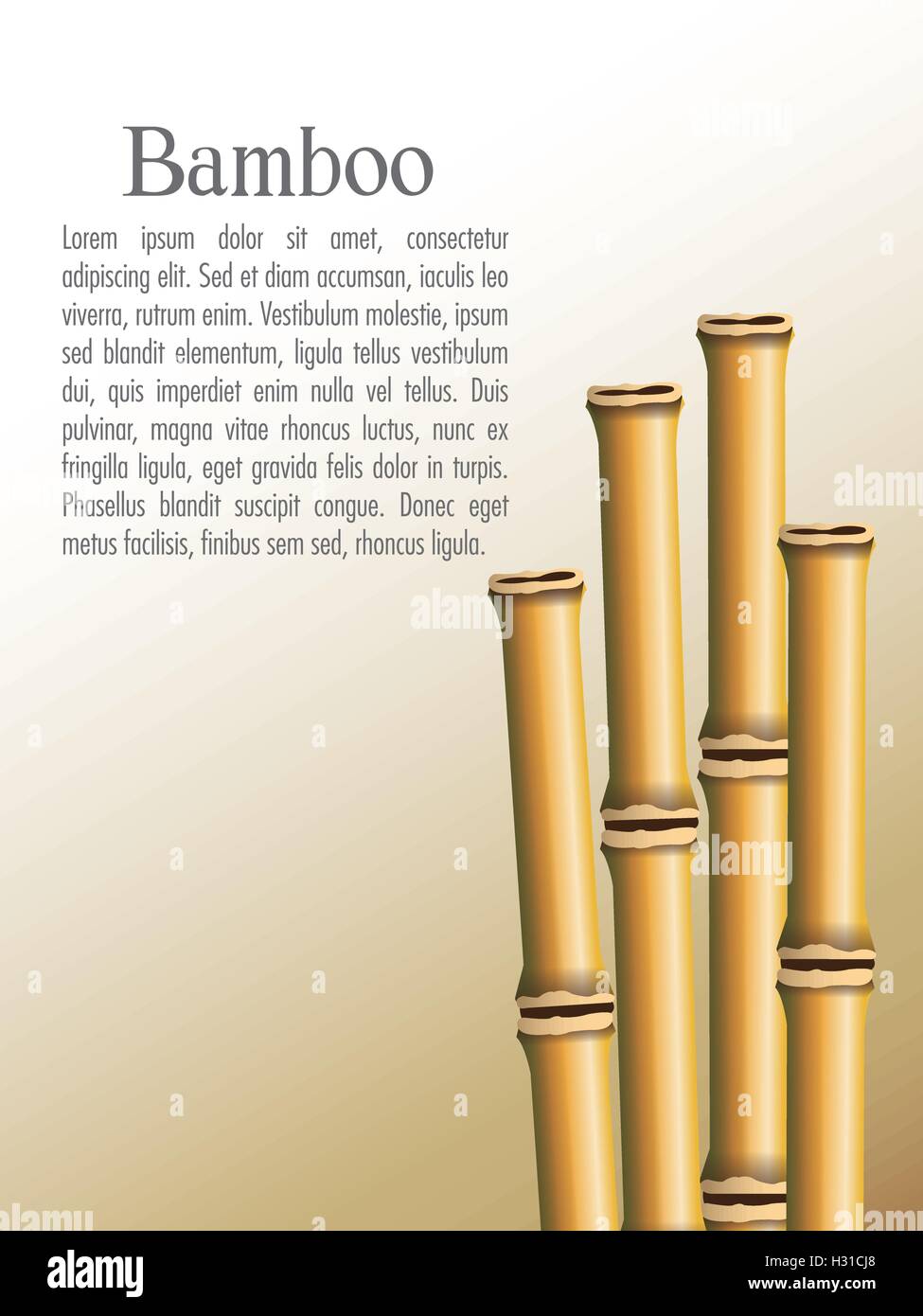 Bamboo trunks and nature design Stock Vector Image & Art - Alamy