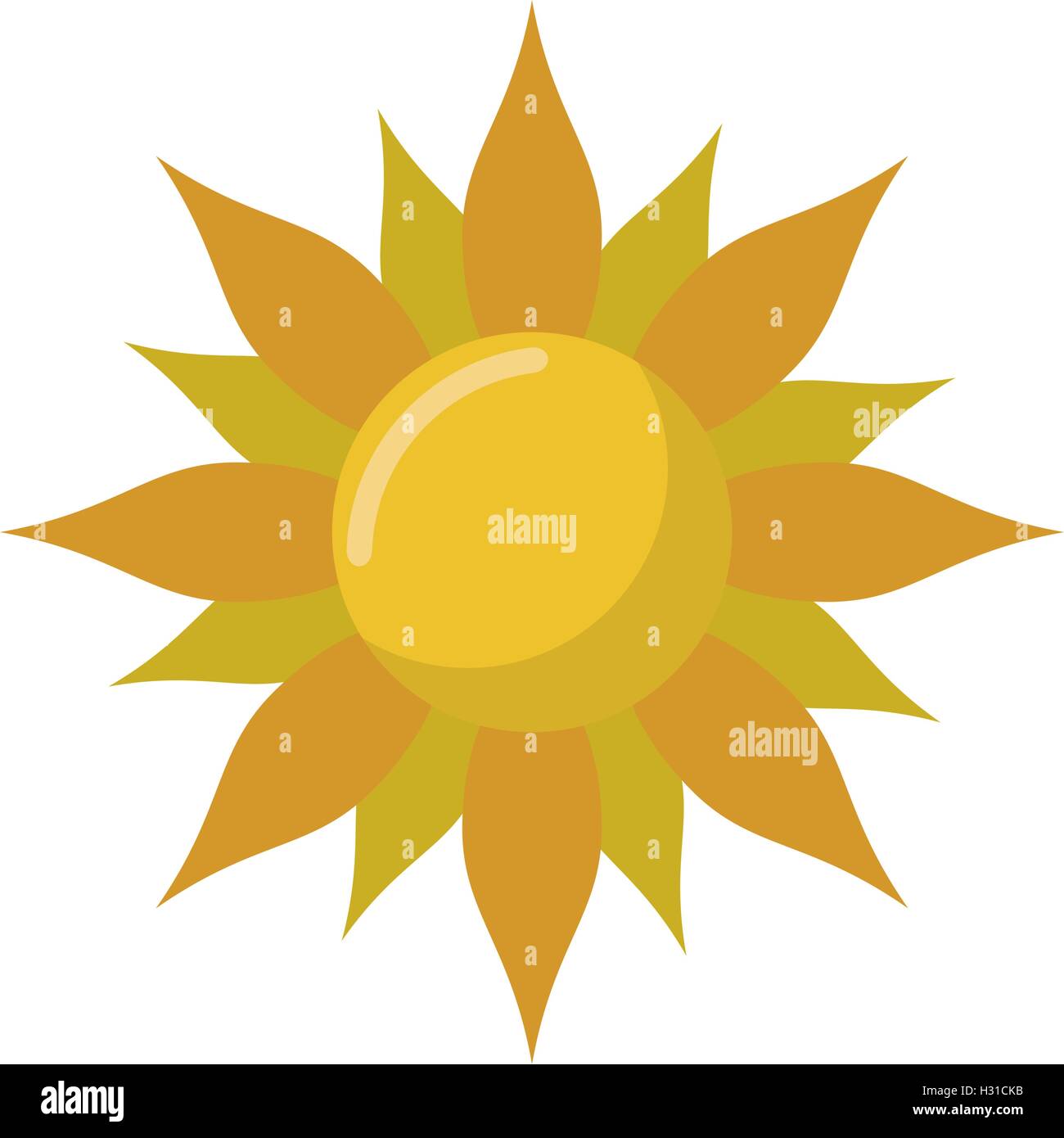 Isolated abstract sun design Stock Vector Image & Art - Alamy
