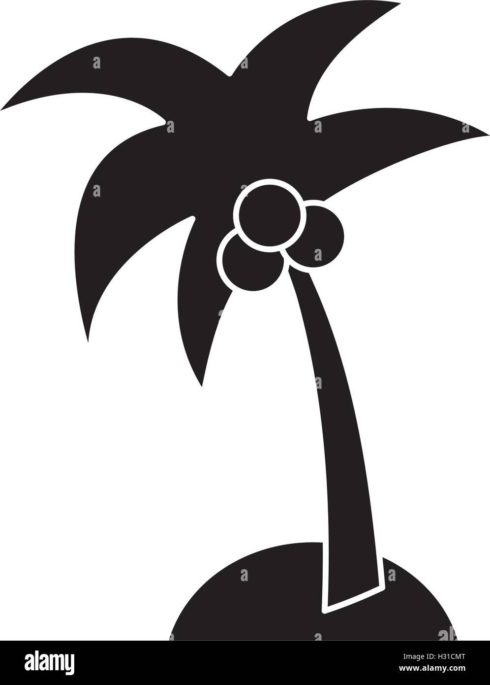 Isolated palm tree design Stock Vector Image & Art - Alamy