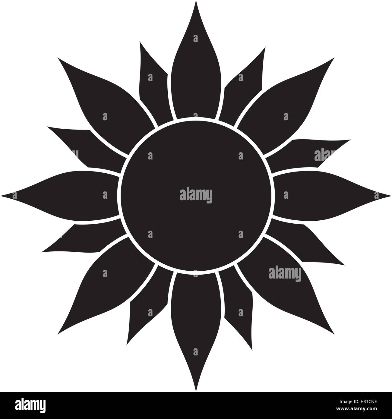 Isolated abstract sun design Stock Vector Image & Art - Alamy
