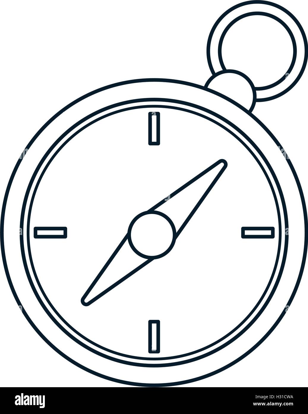 Isolated compass instrument tool design Stock Vector Image & Art - Alamy