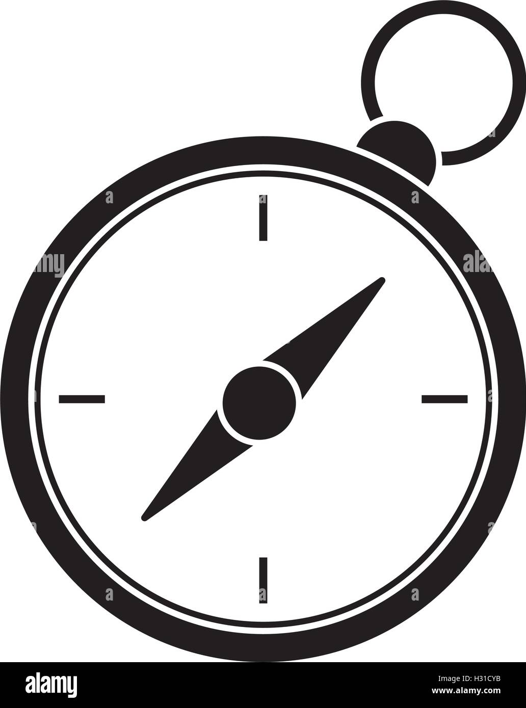 Isolated compass instrument tool design Stock Vector Image & Art - Alamy