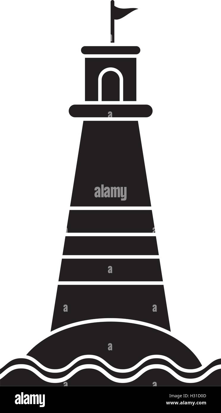Isolated lighthouse design Stock Vector Image & Art - Alamy