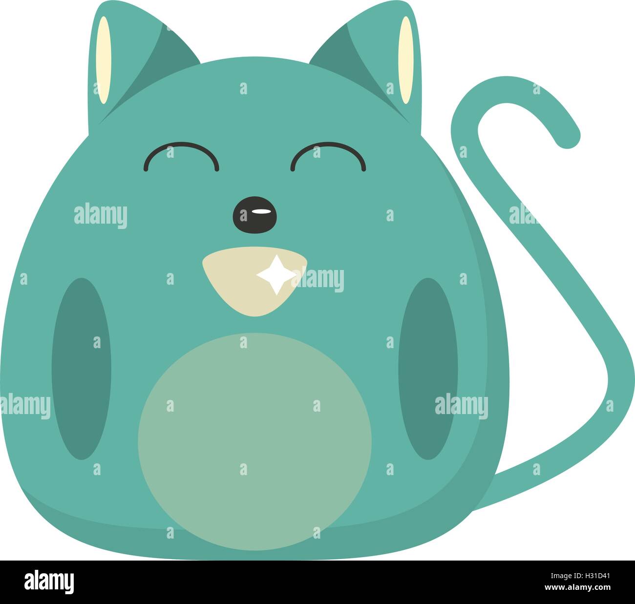 Isolated cat cartoon design Stock Vector Image & Art - Alamy