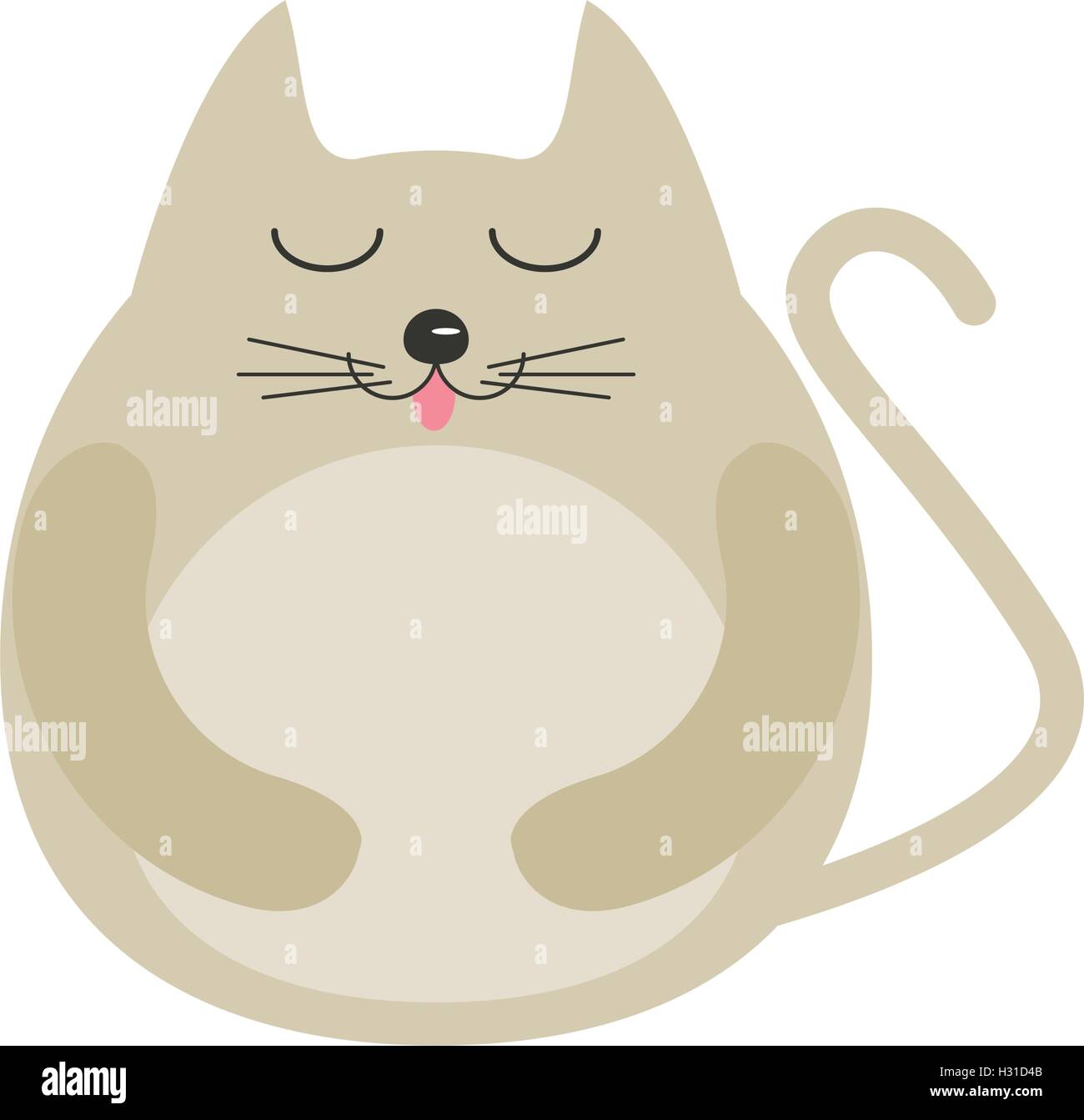 Isolated cat cartoon design Stock Vector Image & Art - Alamy