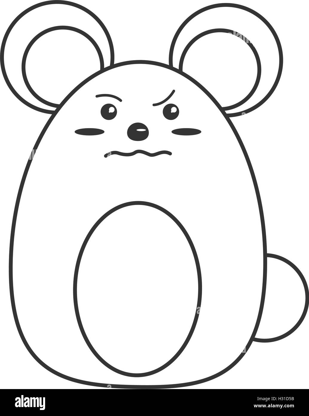 Isolated mouse cartoon design Stock Vector Image & Art - Alamy