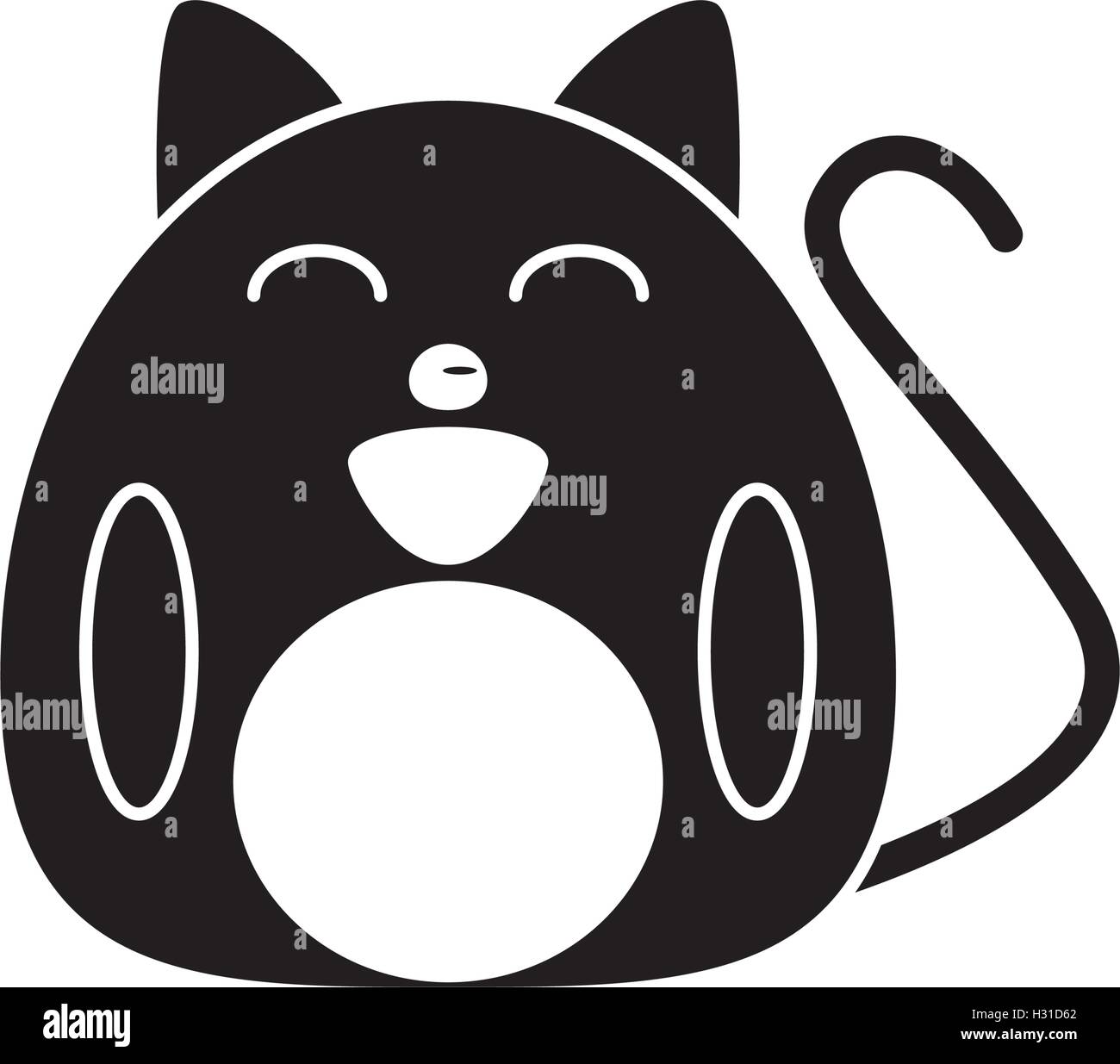 Isolated cat cartoon design Stock Vector Image & Art - Alamy