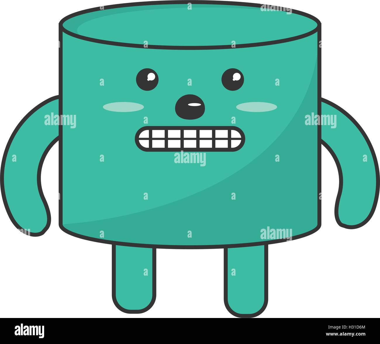 Isolated geometry shape cartoon design Stock Vector Image & Art - Alamy