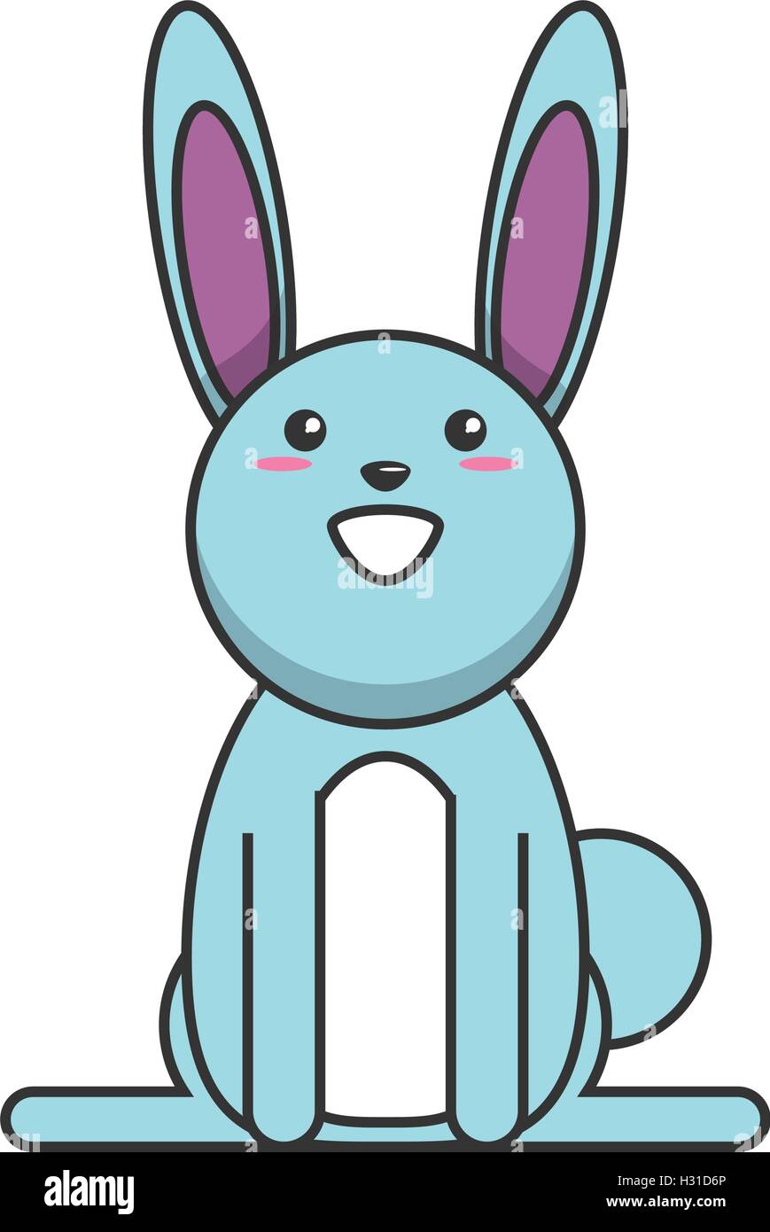 Isolated rabbit cartoon design Stock Vector Image & Art - Alamy