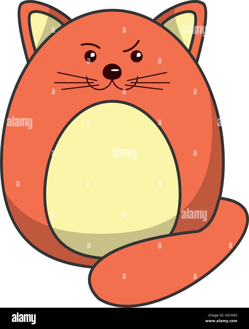 Isolated cat cartoon design Stock Vector Image & Art - Alamy