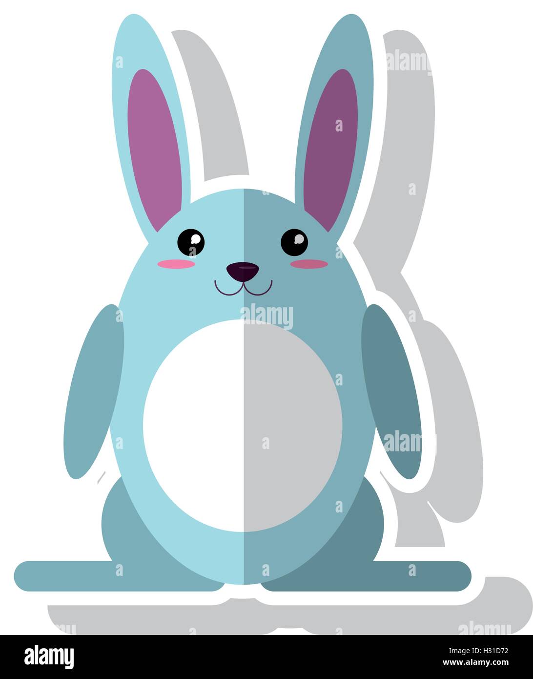 Isolated rabbit cartoon design Stock Vector Image & Art - Alamy