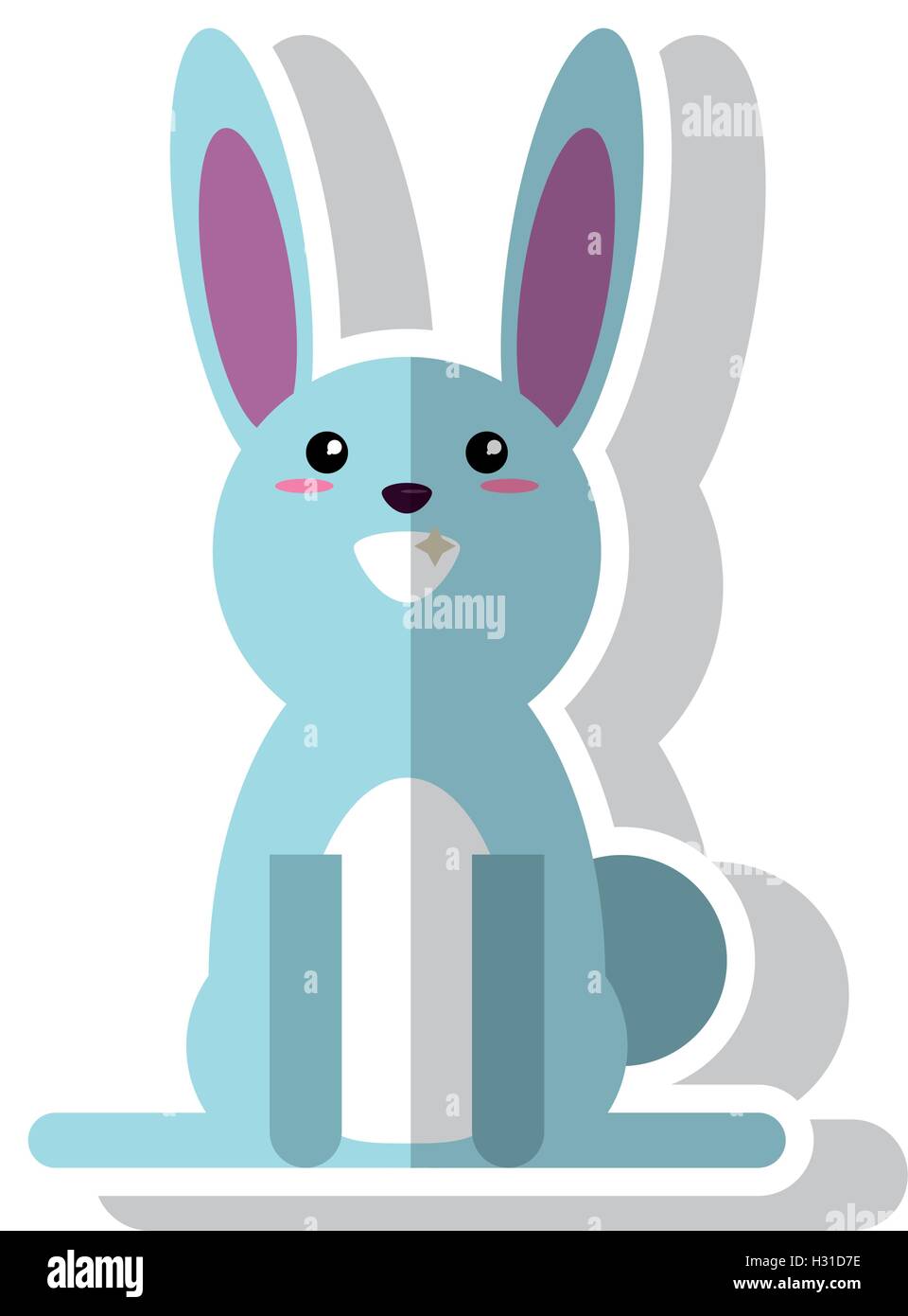 Isolated rabbit cartoon design Stock Vector Image & Art - Alamy